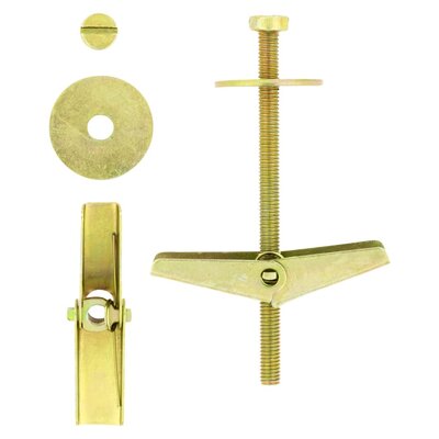 Eureka Toggle Spring & Bolt 5.0x75mm 6 Pack | PnP