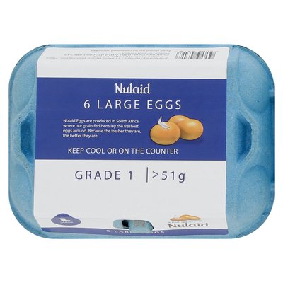 Nulaid Eggs Large 6 Pack | PnP
