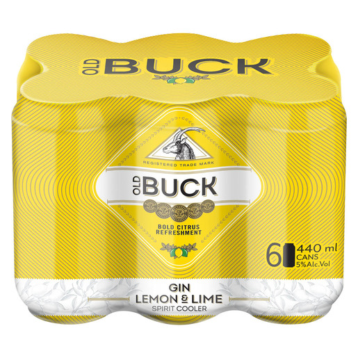 Old Buck Lemon & Lime Cans 440ml | PnP