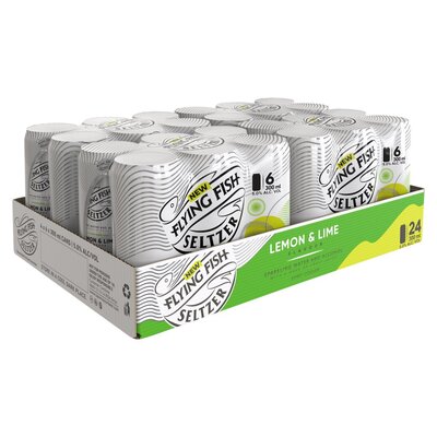 Flying Fish Hard Seltzer Lemon & Lime Can 24 x 300ml | PnP