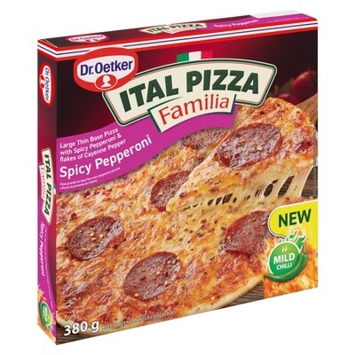 Dr. Oetker Ital Pizza Familia Frozen Spicy Pepperoni Pizza 380g | PnP