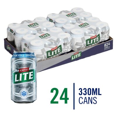 Castle Lite Can 24 x 330ml | Smart Price Specials | PnP Home