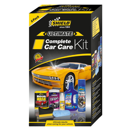 SHIELD Ultimate Complete Car Care Kit 8 Piece | PnP