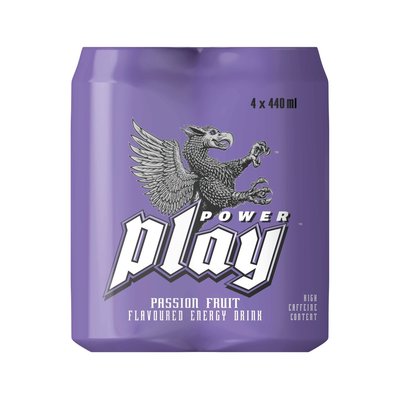Power Play Energy Drink Passion Punch 4 x 440ml | Smart Price Specials ...