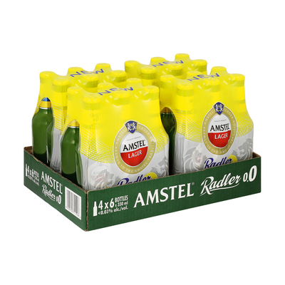 Amstel Radler 0.0% Non Alcoholic Beer 24 x 330ml | PnP