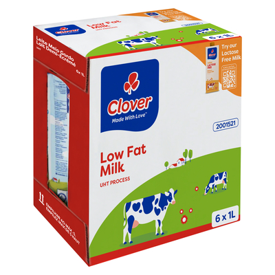 Clover Nolac UHT Lactose Free Milk 6 x 1L | PnP