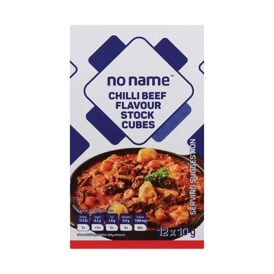 No Name Stock Cube Chilli Beef 12 Pack | PnP