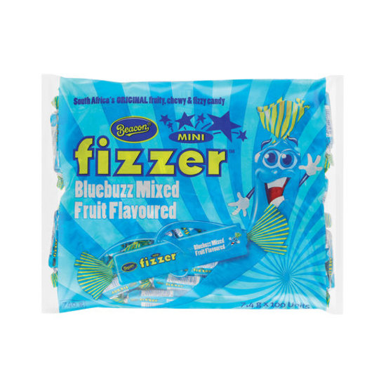 Beacon Bluebuzz Mixed Fruit Flavoured Mini Fizzer 100 Pack | PnP