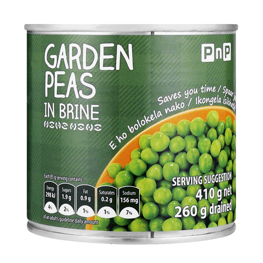 PnP Fresh Garden Peas 410g | Smart Price Specials | PnP Home