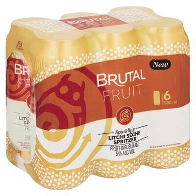 Brutal Fruit Strawberry Rouge Can 6 x 500ml | PnP