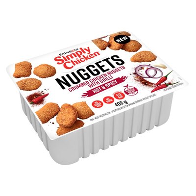 Simply Chicken Hot & Spicy Frozen Chicken Nuggets 400g | PnP