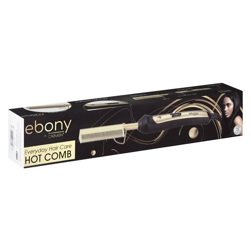 Carmen Ebony Hot Comb | PnP