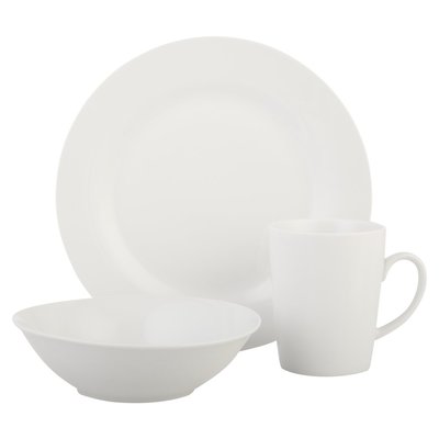 Real Home White 12 Piece Porcelain Dinner Set | PnP