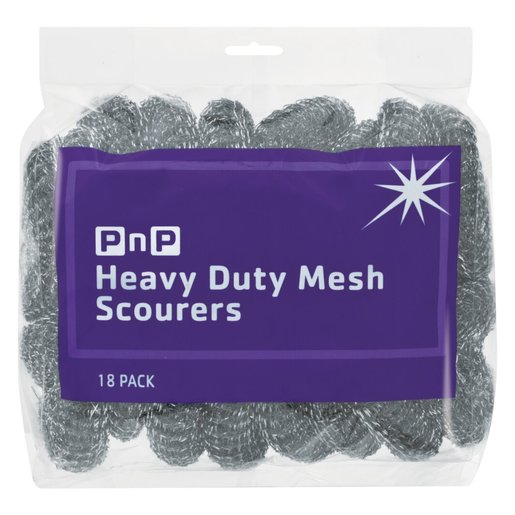 PnP Heavy Duty Mesh Scourers 18 Pack | PnP