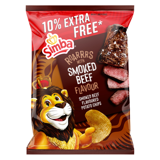Simba Chips Smoked Beef 132g | PnP
