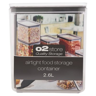 O2 Airtight Food Storage Containers 2.6L | PnP
