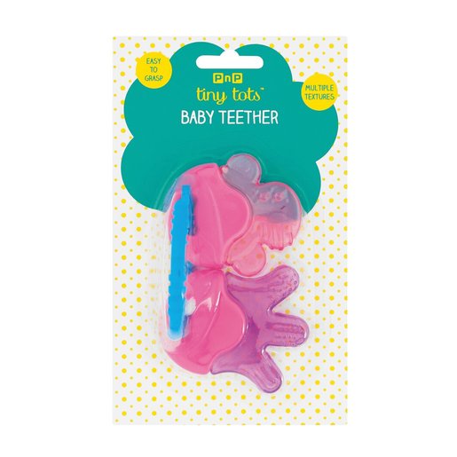 PnP Tiny Tots Teether Pink/Purple | PnP