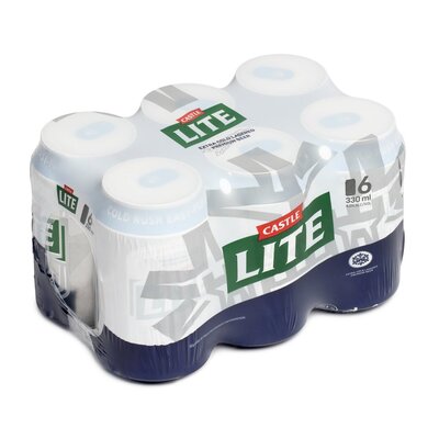 Castle Lite Can 6 x 330ml | PnP