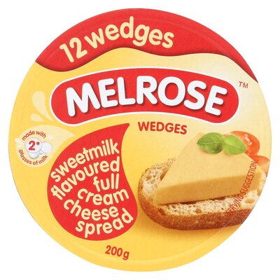 Melrose Sweetmilk Cheese Wedges 200g | PnP