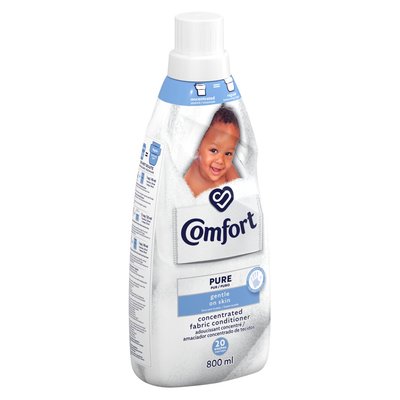 Comfort Pure Concentrated Laundry Fabric Softener for Sensitive Skin ...