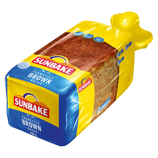 Sunbake Farmstyle Brown Sliced Bread 700g | PnP