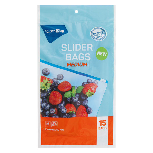 PnP Slider Bag Medium 15ea | PnP