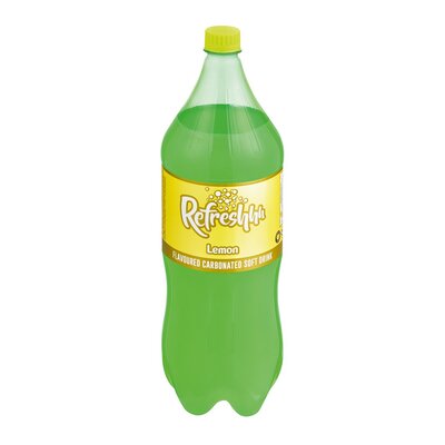 Refresh Lemon Crush Flavoured Carbonated Soft Drink 2L | PnP