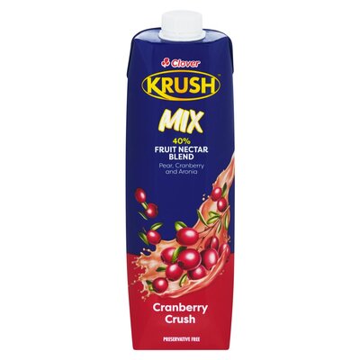 Clover Krush Fruit Juice 100% Cranberry 1.5L | PnP