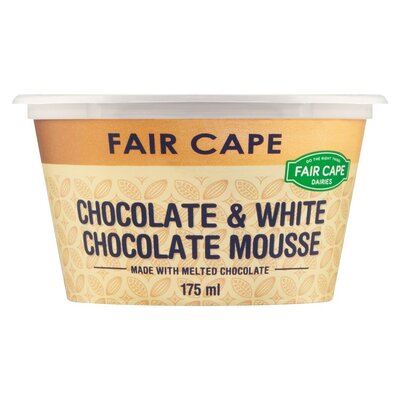 Fair Cape Chocolate & White Chocolate Mousse 175ml | Smart Price ...