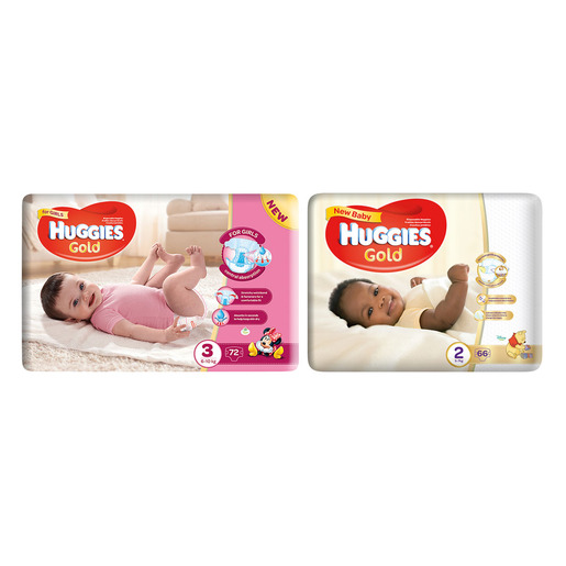 Huggies Gold Size 3 Girl 6-10kg 72s | PnP