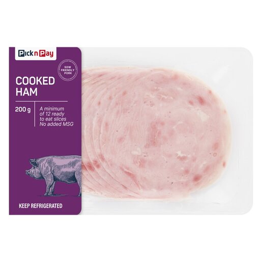 PnP Sliced Cooked Ham 200g | PnP