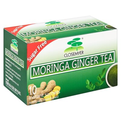 Closemyer Moringa Ginger Tea 10 Pack | PnP