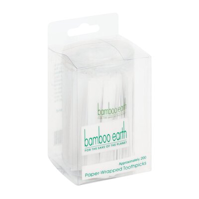 Bamboo Earth Wrapped Toothpicks 200 Pack | PnP