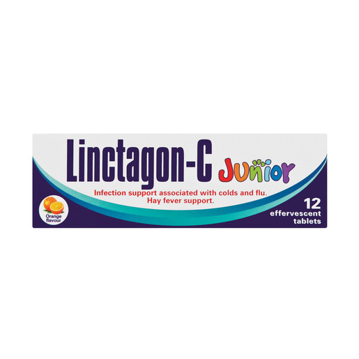 Linctagon-C Junior Orange Burst 12 Effervescent Tablets | PnP