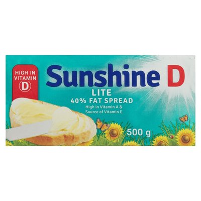 Sunshine D Lite 40% Fat Spread Brick 500g | PnP
