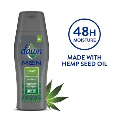 Dawn Men Legacy Fragrance Free Body Lotion for Sensitive Skin 400ml | PnP