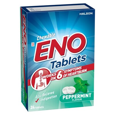 Eno Chewable Peppermint Flavour 24 Tablets | PnP