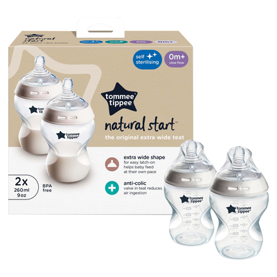 Tommee Tippee Closer To Nature Baby Bottle 260ml 2 Pack | Smart Price Specials | PnP Home