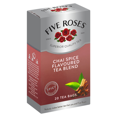 Five Roses Chai Spice Flavour Tea 20 Pack | PnP