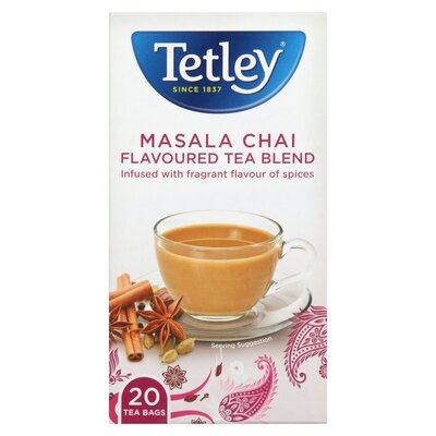 Tetley Masala Chai Flavoured Tea 20 Pack | PnP