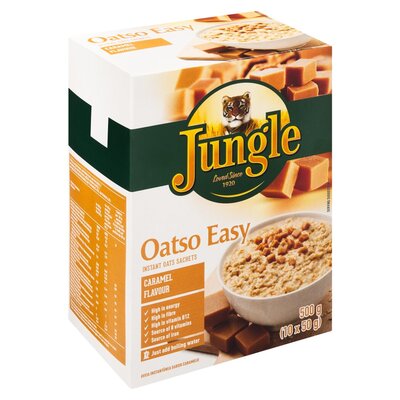 Jungle Oatso Easy Caramel Instant Oats 500g | Smart Price Specials ...