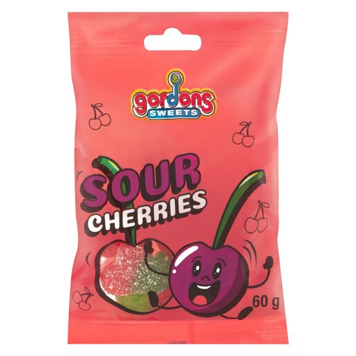 Gordons Sweets Sour Cherries 60g | PnP