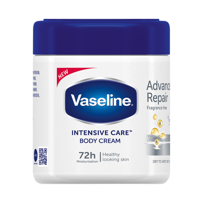 Vaseline Intensive Care Advanced Dry Skin Repair Fragrance Free Body ...