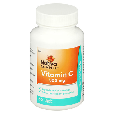 Nativa Complex Vitamin C 500mg 60 Capsules | PnP