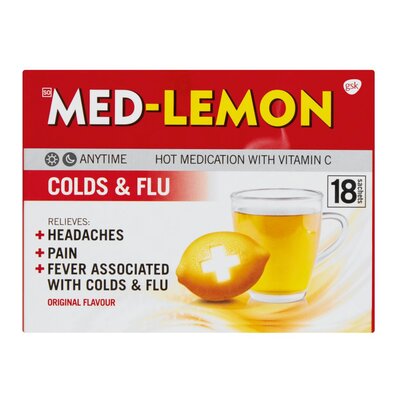 Med-Lemon Regular Cold & Flu Remedy 18 Pack | Smart Price Specials ...