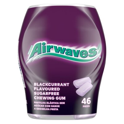 Airwaves Blackcurrent Chewing Gum 46 Pieces x 720 | PnP