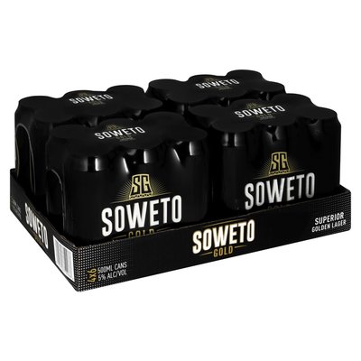 Soweto Gold Can 24 x 500ml | PnP