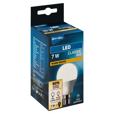 PnP 7w Bayonet Cap Warm White Classic Led | Smart Price Specials | PnP Home