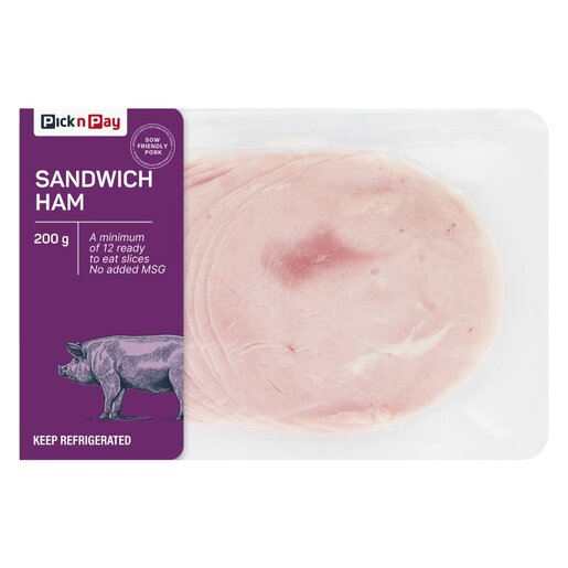 PnP Sliced Sandwich Ham 200g | PnP