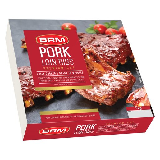 BRM BBQ Pork Loin Ribs 1kg | PnP